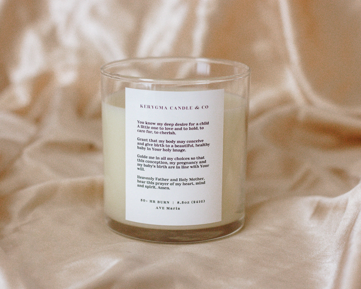 Fertility Blessing Candle – Kerygma Candle & Co
