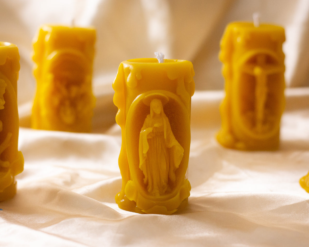 Beeswax Altar Candles (molded) – Kerygma Candle & Co